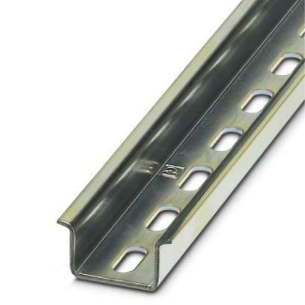 RAIL 2M LENGTH DIN PERFORATED 15X 35MM NS 35/15 STEEL | Guillevin