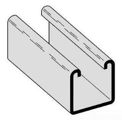 B-Line | CHANNEL SOLID HOT DIP GALVANIZED 10' 1-5/8" X 1-5/8" | Guillevin