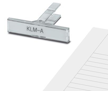CARRIER TERMINAL STRIP MARKER 44X7MM KLM-A | Guillevin