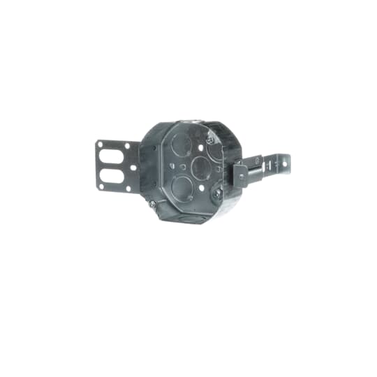 BOX METAL OCTAGONAL 4X 1-1/2"D EXTENSION WITH KO & BRKT | Guillevin