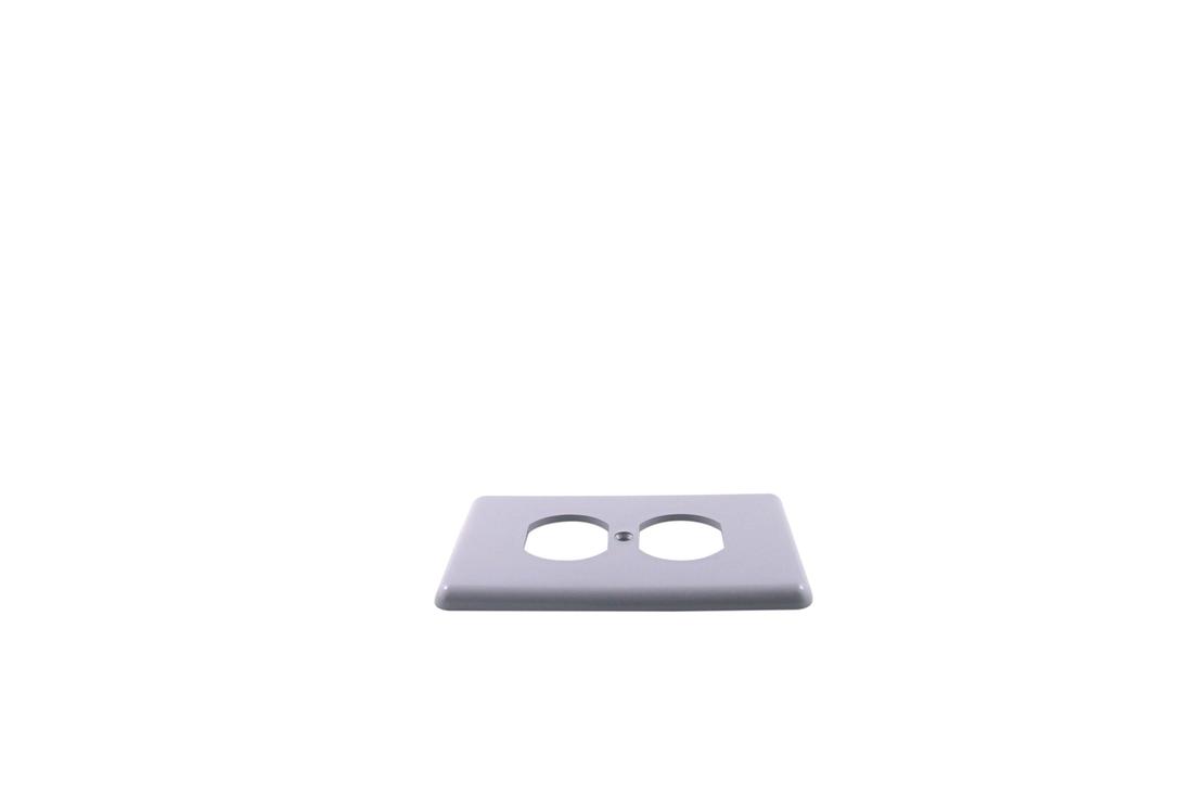 COVER PLATE PVC RIGID 1G DUPLEX RECEPTACLE | Guillevin