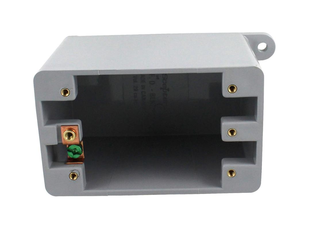BOX FD PVC RIGID 1G BLANK | Guillevin