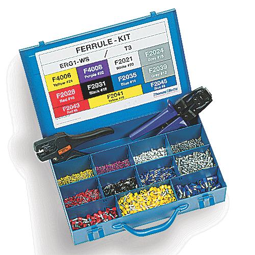 ABB - FERRULE ASSORTMENT KIT #24 TO #6 WITH TOOL | Guillevin