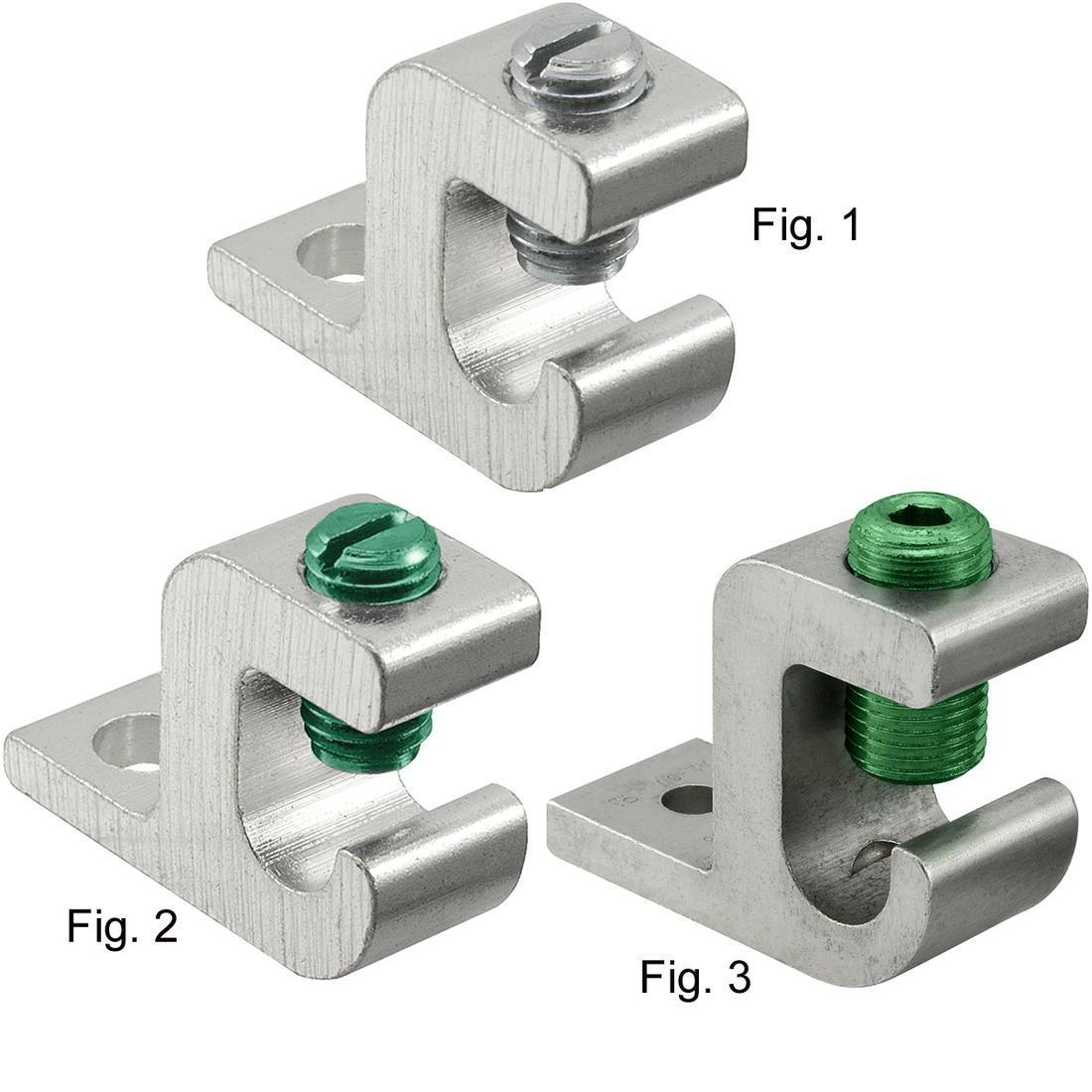 LUG MECHANICAL LAY-IN 1C 250MCM TO #6 CU/AL 1/4" HOLE | Guillevin