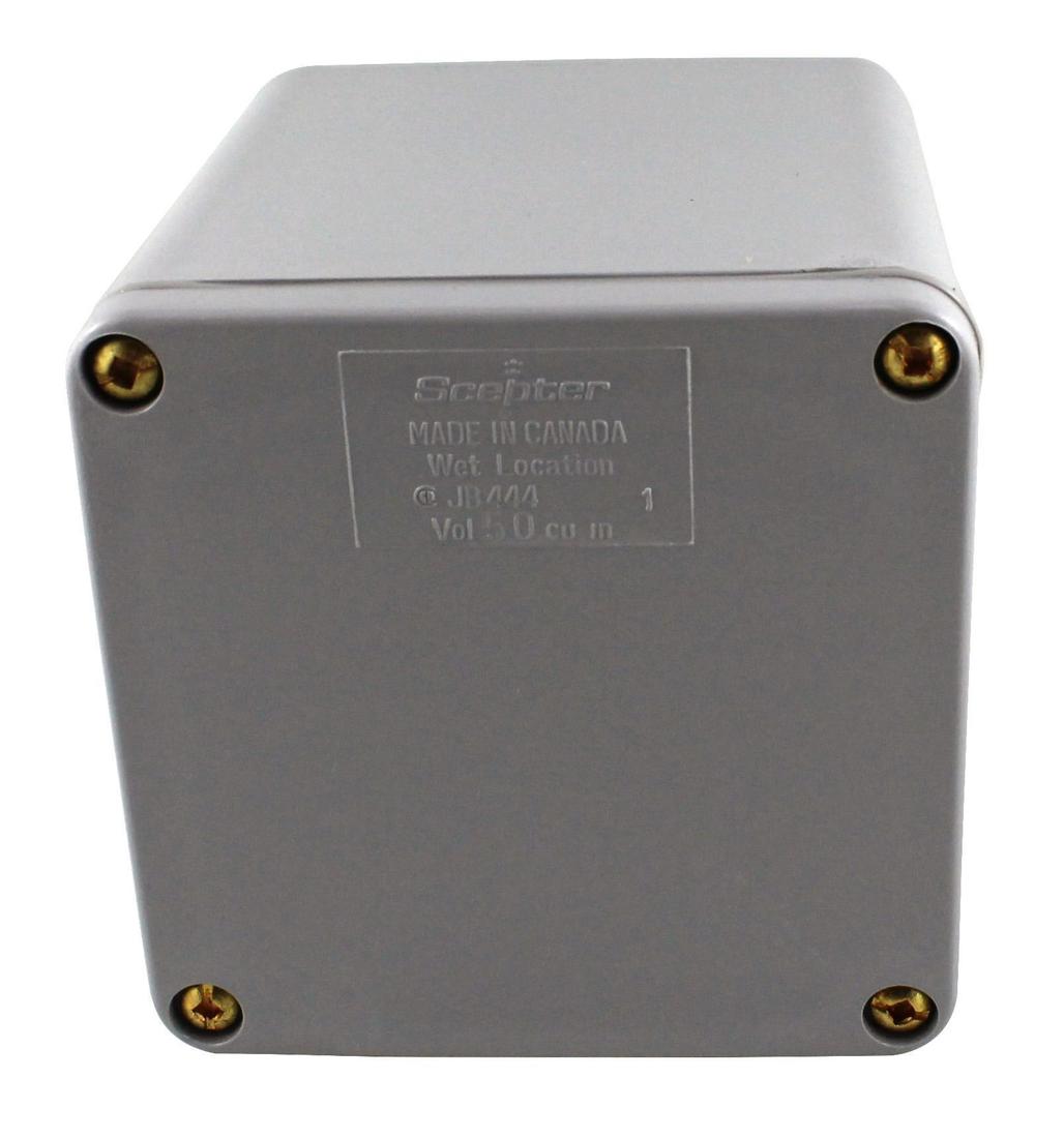 JUNCTION BOX PVC RIGID 4X4X4" | Guillevin