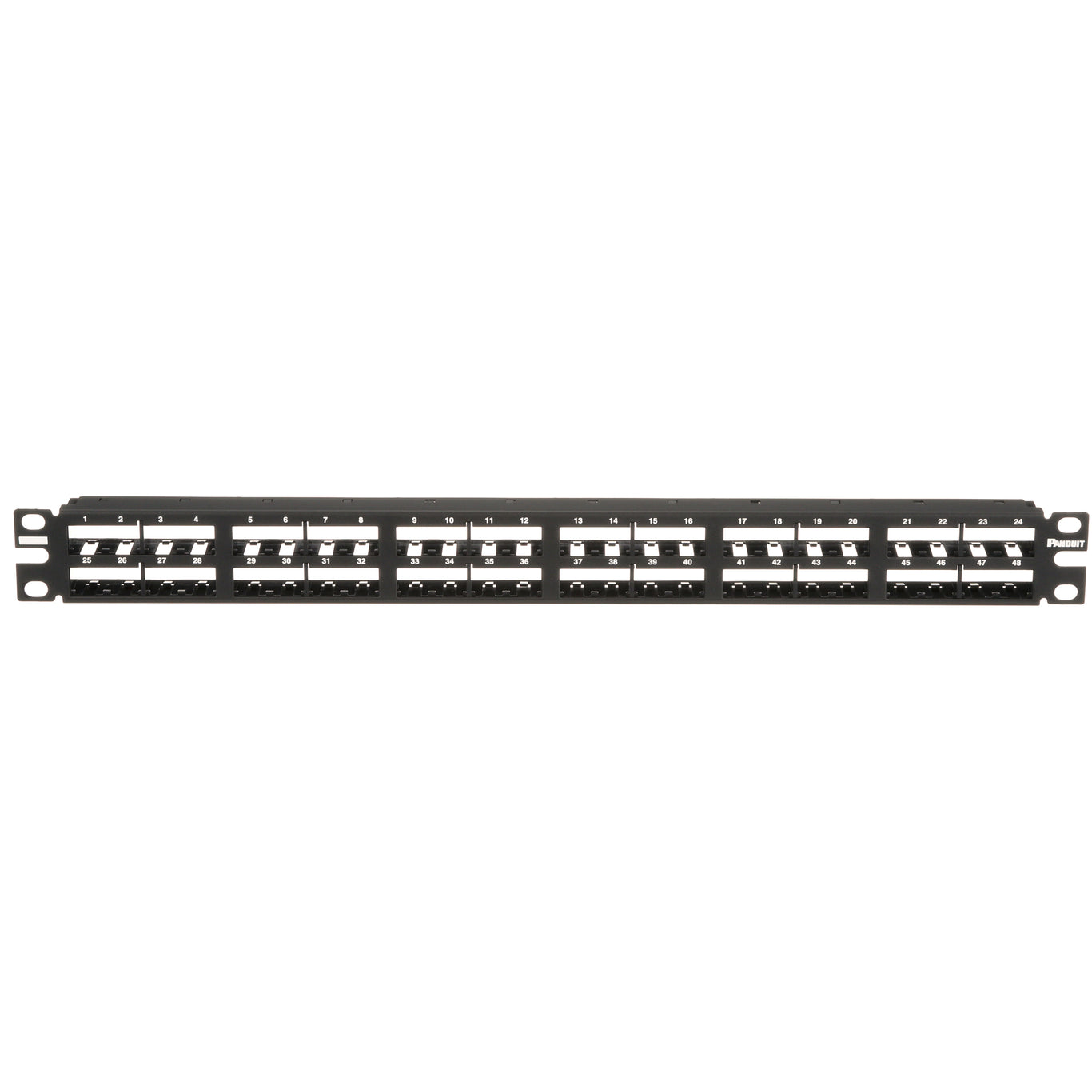 Copper Patch Panel 48 Ports 1U Mini-Com CPP48HDEWBL | Guillevin