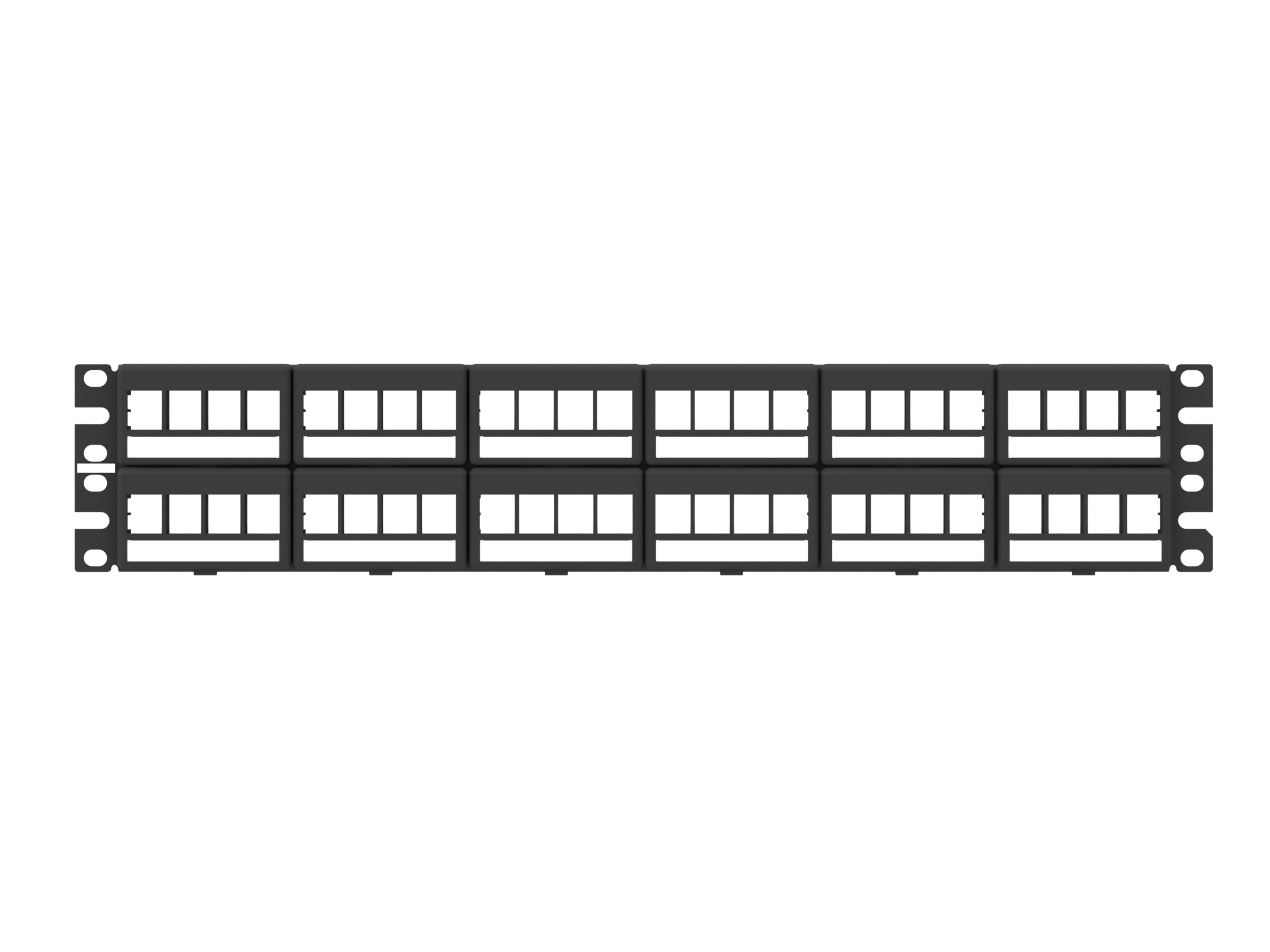 Copper Patch Panel 48 Ports 2U NetKey NKFPL48 | Guillevin