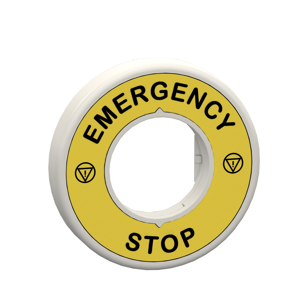 EMERGENCY STOP ILL RING 24V 2 WHITE/RED | Guillevin