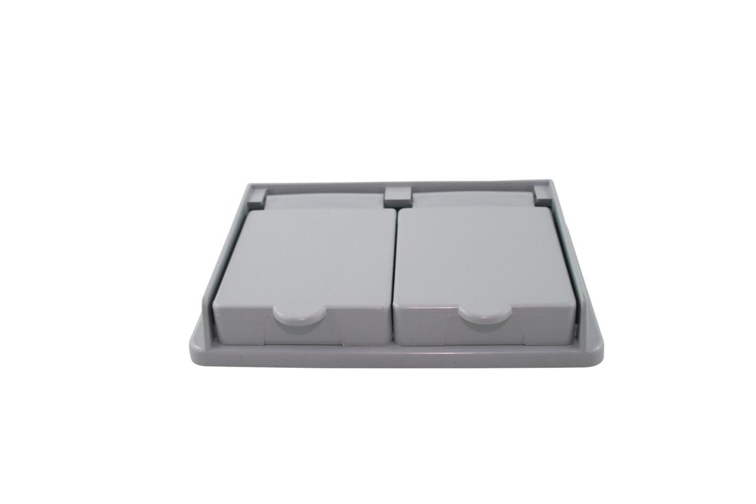 COVER PLATE PVC RIGID 1G WEATERPROOF 1 RECEPTACLE 2 D.GRS | Guillevin