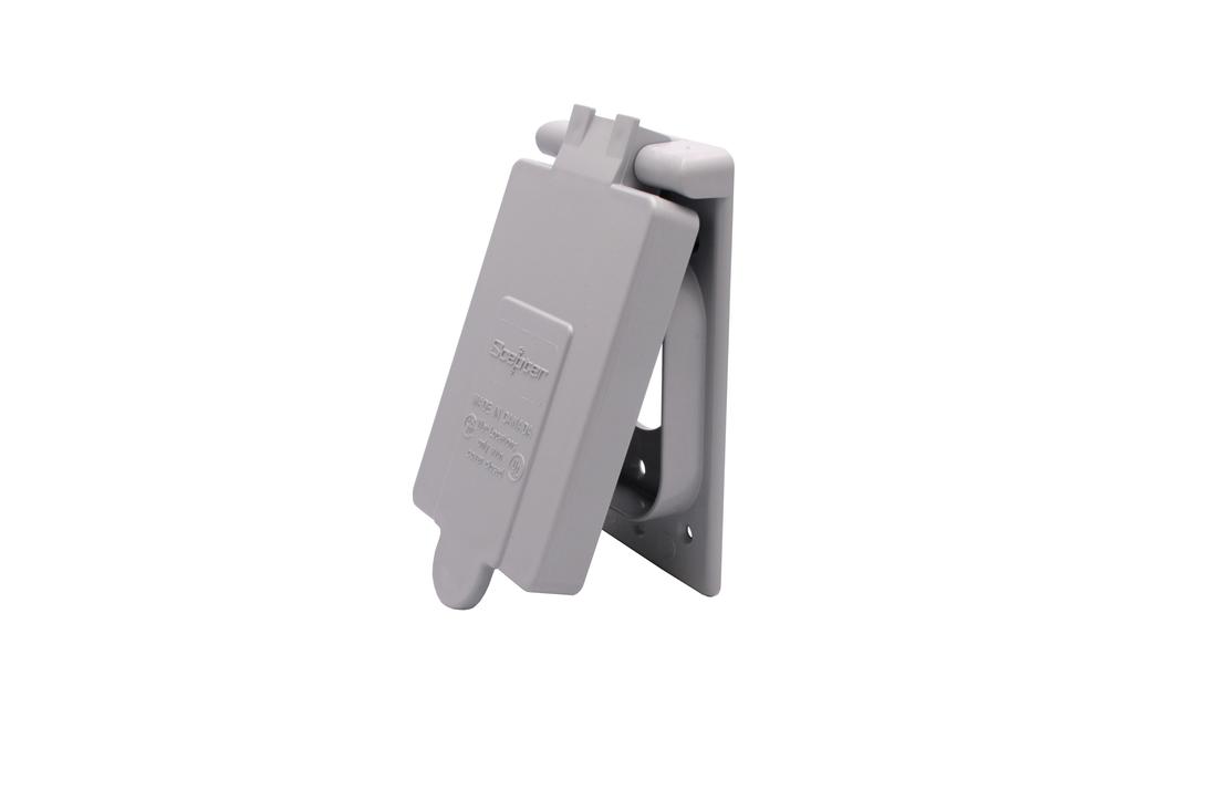 COVER PLATE PVC RIGID 1G WE.P. 1 RECEPTACLE SINGLE 15A | Guillevin